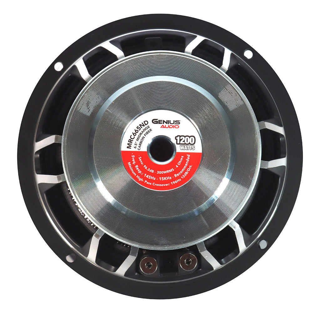6.5” PROFESSIONAL MIDRANGE LOUDSPEAKER CARBON FIBER CONE 600 W MAX ...