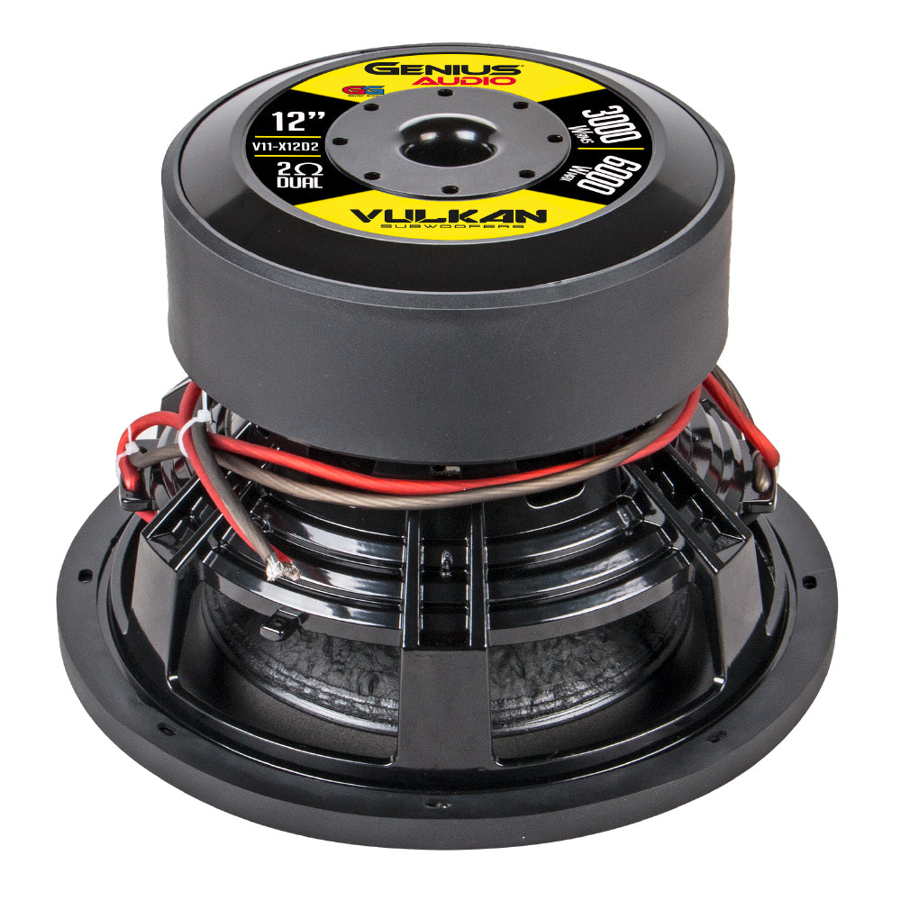 15" VULKAN SERIES SUBWOOFER 6000WMAX / 3000 WRMS DUAL COIL 2 OHM VOICE ...