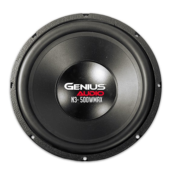 12" SUBWOOFER 500 WMAX/250 WRMS – GENIUS AUDIO USA